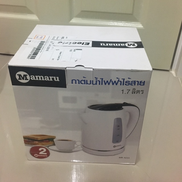 กาน้ำร้อนไฟฟ้า mamaru ถูกกว่าร้านทั่วไป | Shopee Thailand