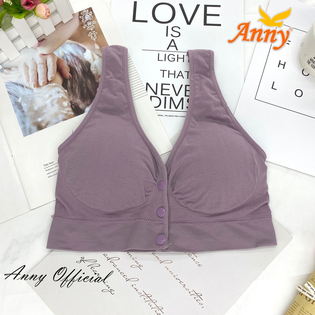 ชุดชั้นใน Anny รุ่นE03/E02 เสื้อใน กระดุมหน้า 3เม็ด บราไร้โครง ทรงเสื้อกล้าม กระดุมหน้า เนื้อผ้า ...