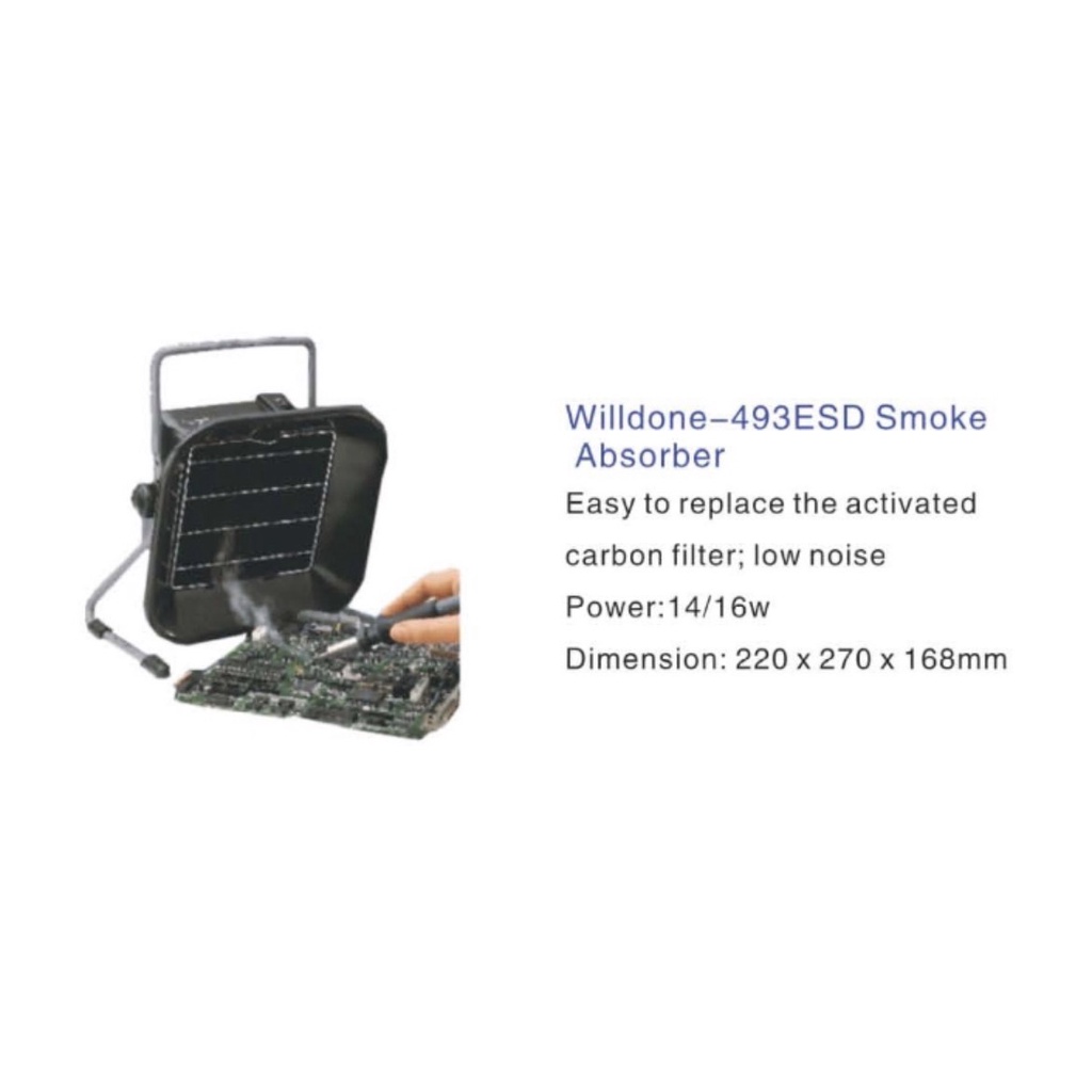 พัดลมดูดควันตะกั่ว #SMOKE ABSORBER 493 ESD ( ออกใบกำกับภาษีได้ ...