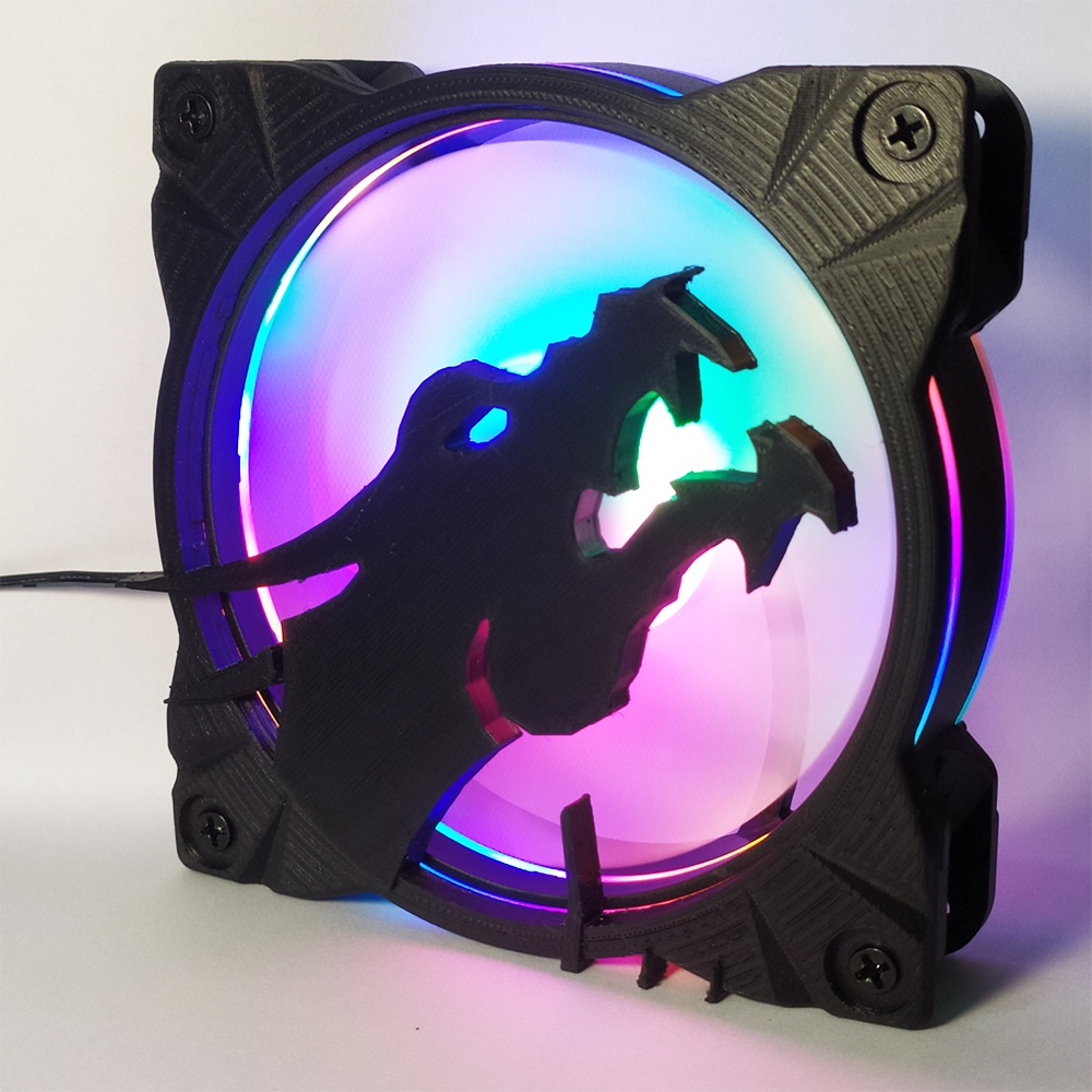 Fan Grill Cooling PC 120mm กรอบพัดลมคอมพิวเตอร์ ขนาด120มม. วัสดุแข็งแรง ...