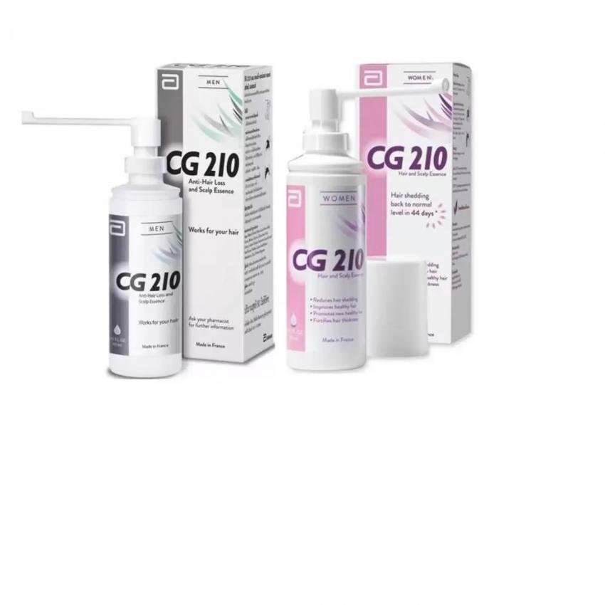 CG 210 men 80ml สเปรย์ แก้ปัญหาผมร่วง สำหรับผู้ชาย 1 ขวด + CG210 women ...