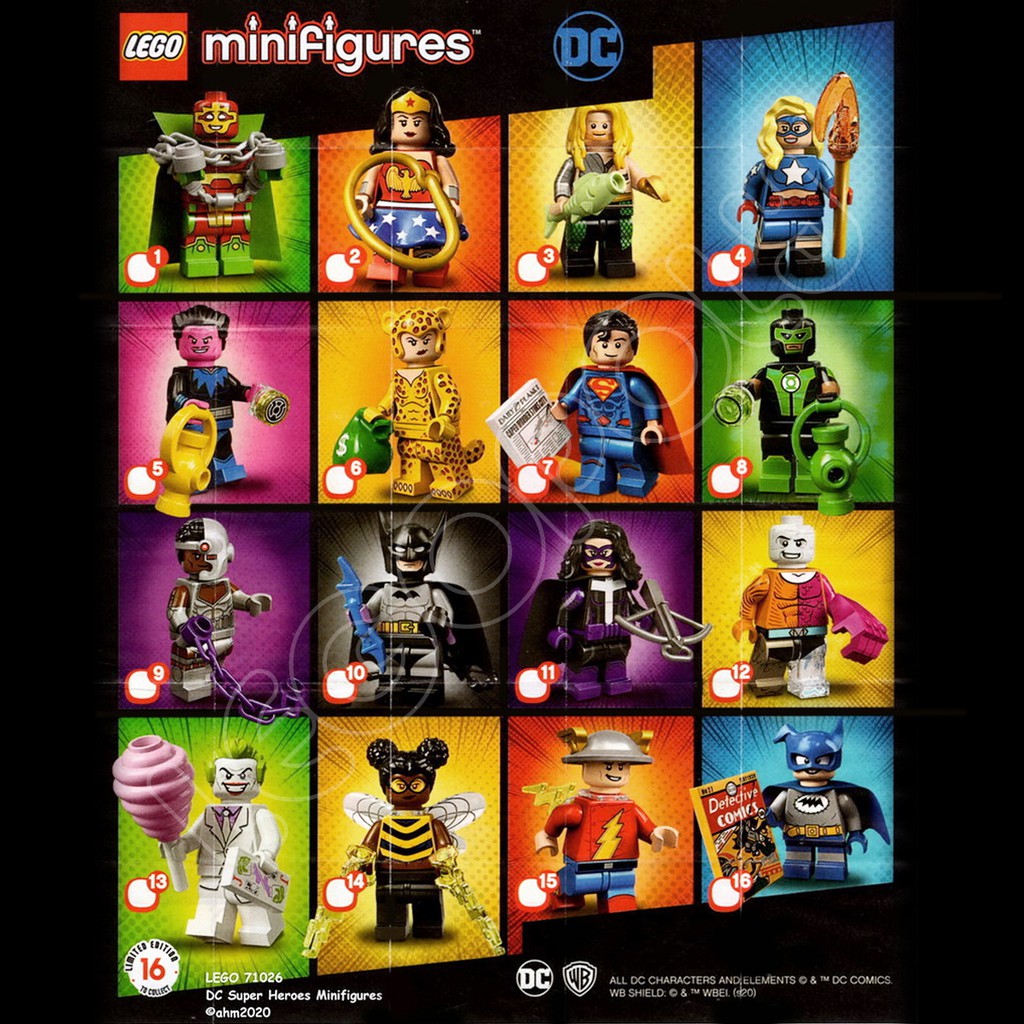 71026 : LEGO minifigures DC Super Heroes Series (สินค้าใหม่ ไม่แกะซอง ...