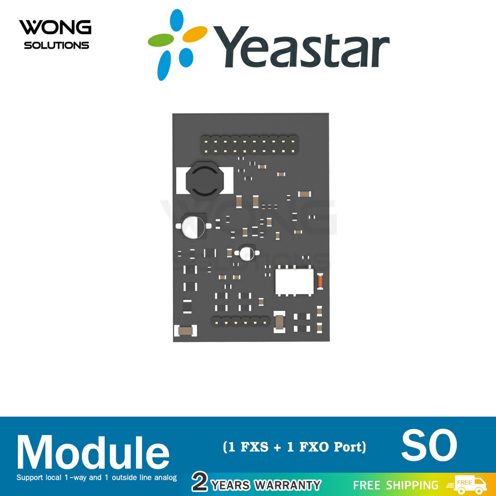 Yeastar SO 1-FXS/1-FXO Module การ์ดเพิ่ม 1 สายนอกและ 1 สายใน ระบบ ...