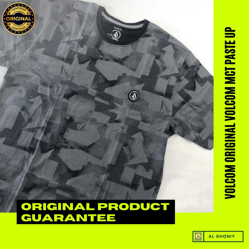 เสื้อยืดผู้ชาย Volcom Original Volcom Mct Paste Up Blk C78 | Shopee ...