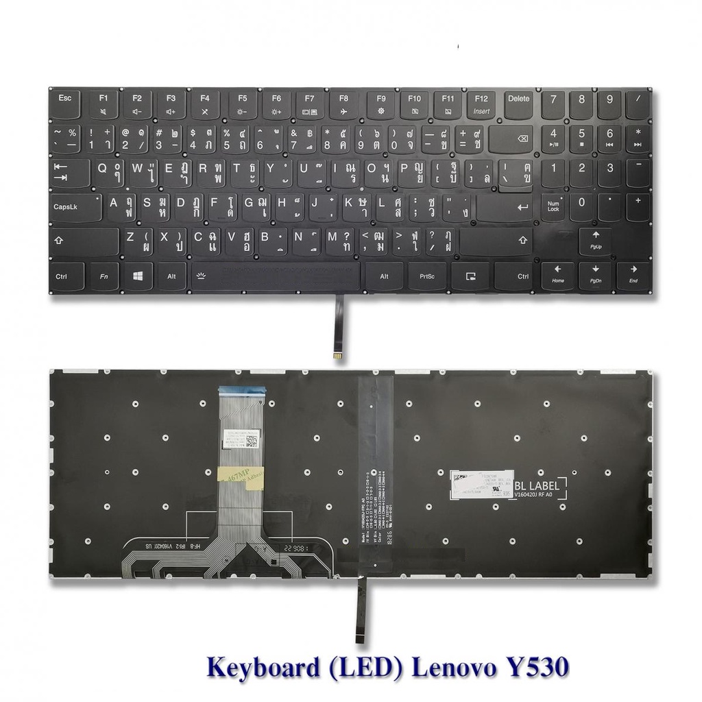 KEYBOARD IBM LENOVO คีย์บอร์ด Lenovo Legion Y520 Y530 Y540 Y520-15IKB Y720 Y720-15IKB Y7000P ...
