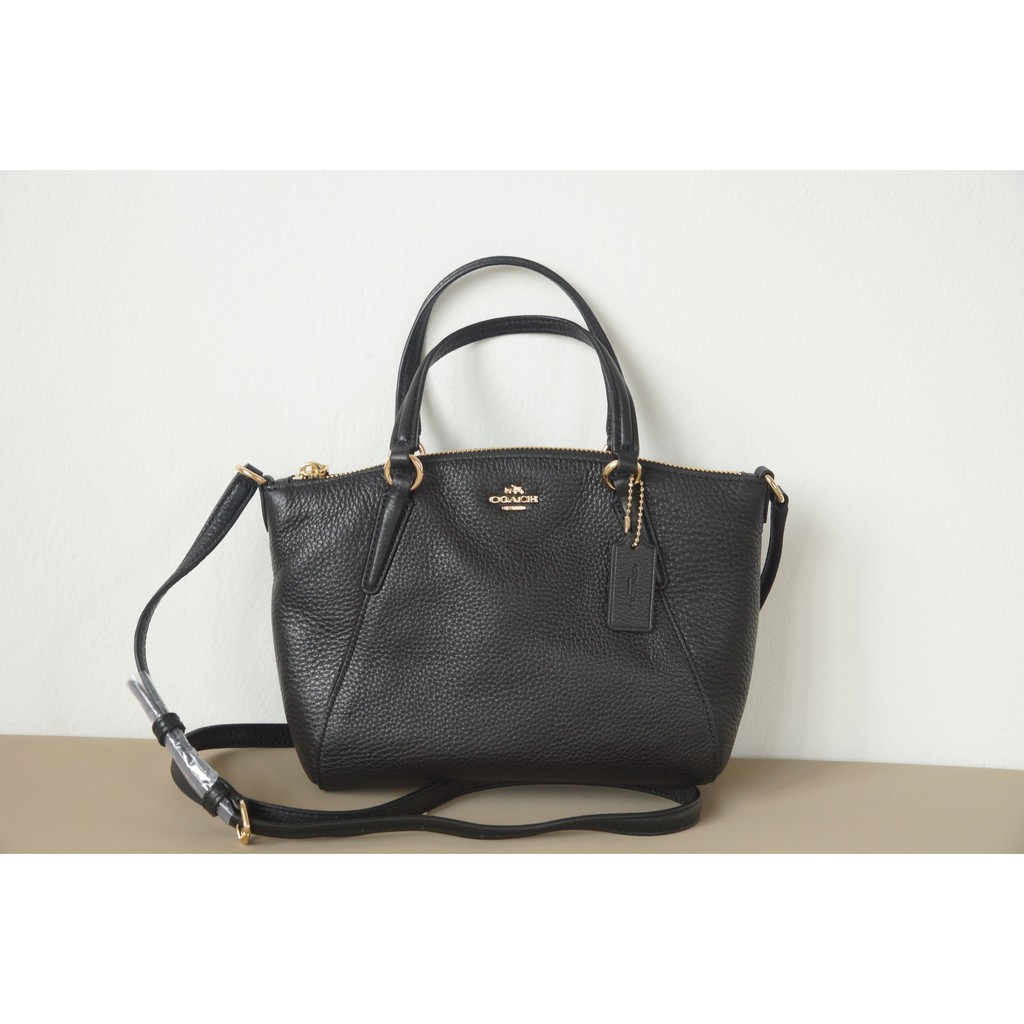 MINI KELSEY SATCHEL IN PEBBLE LEATHER (COACH F57563) | Shopee Thailand