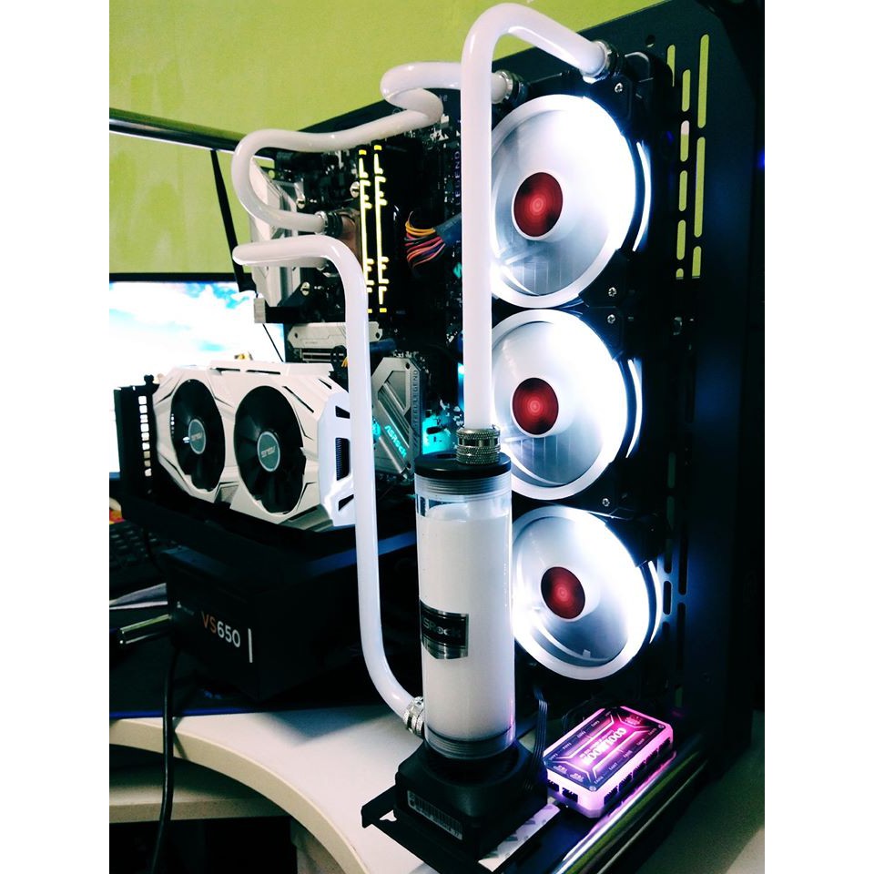 ชุดน้ำCPUระบบเปิด หม้อน้ำ3ตอน ท่ออะคริลิค ครบชุด รุ่นHigh Grade, CPU ...