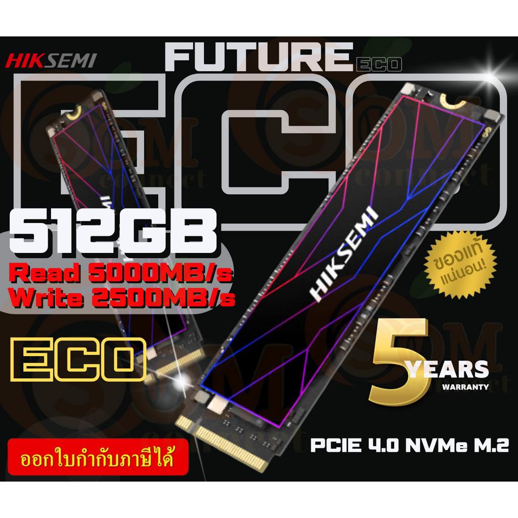 (512GB) SSD (เอสเอสดี) HIKSEMI FUTURE ECO M.2 2280 PCIE 4.0 NVMe 3D TLC ...