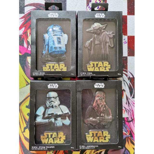Star Wars 3D MEMO ลิขสิทธิ์ Lucasfilm แท้ ของใหม่ | Shopee Thailand