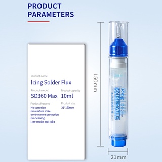 10ML MECHANIC 100% Original Flux Solder Paste No-clean Transparent Welding Paste Flux SD360 MAX ...
