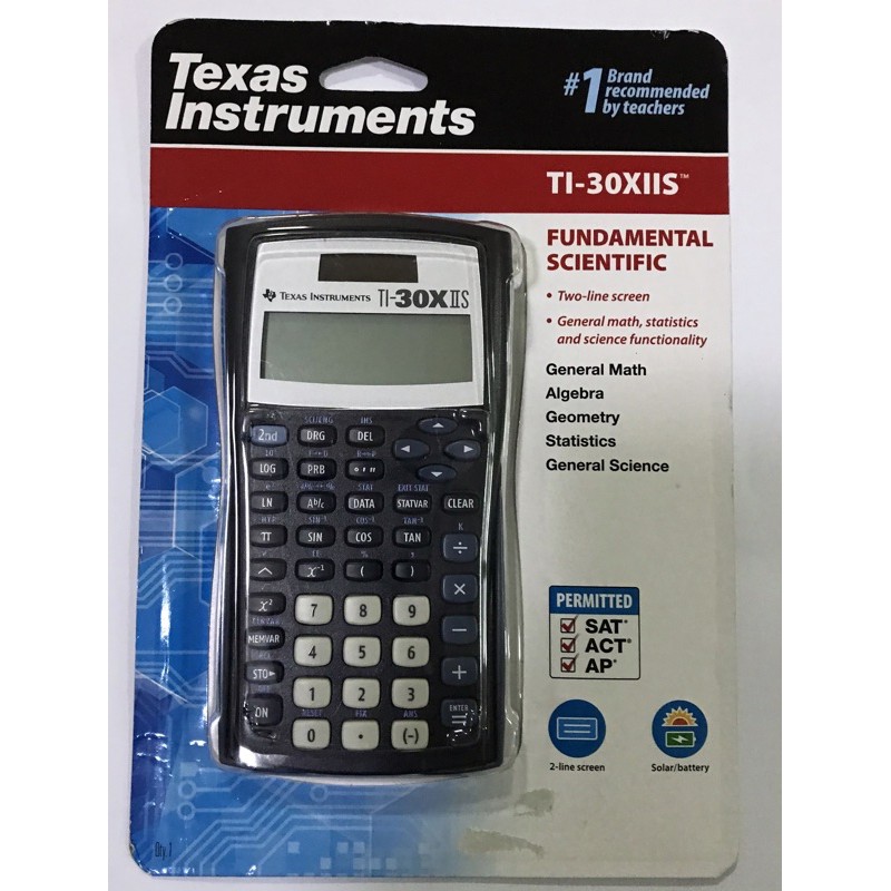 Texas Instruments TI-30X IIS สีชมพู เครื่องคิดเลขวิทยาศาสตร์ | Shopee ...