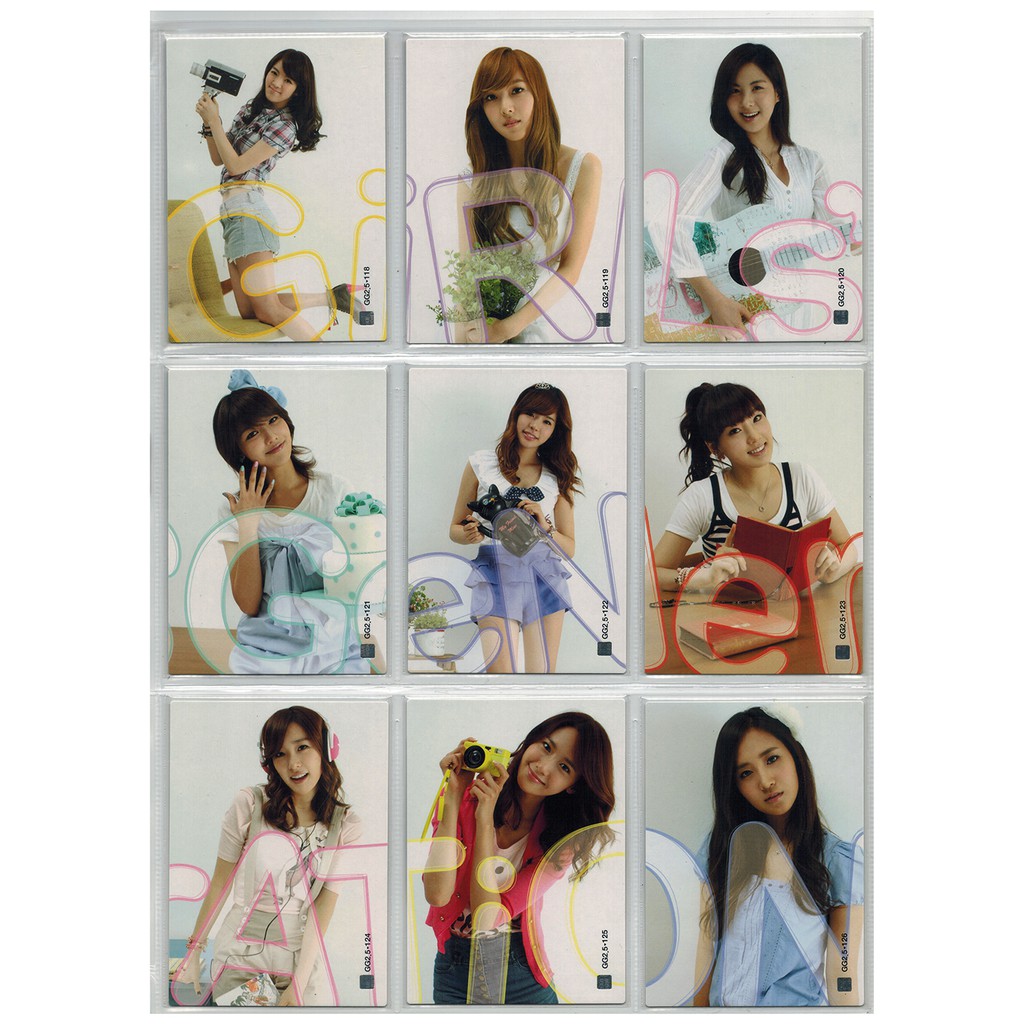 SNSD Girls' Generation Normal Card "GG2.5 118-126" (การ์ดธรรมดา ...