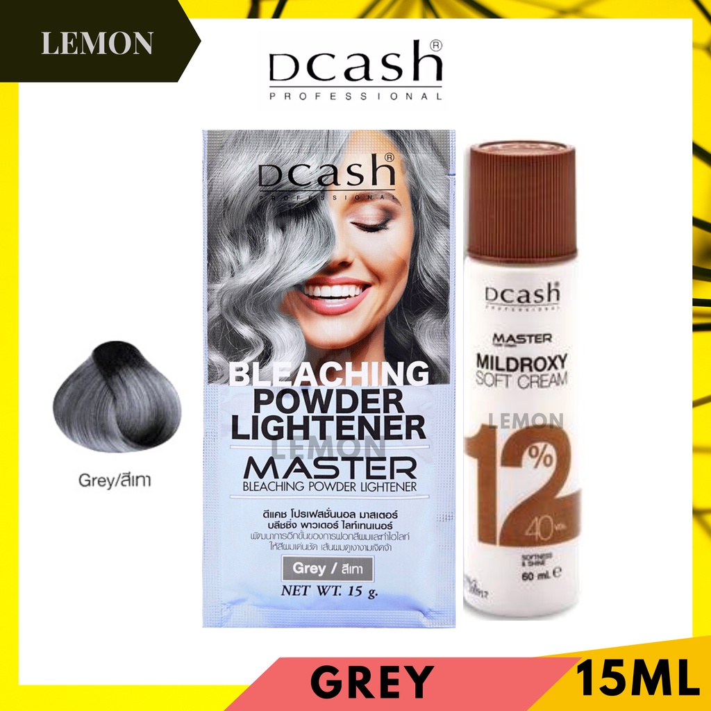 Dcash Professional Master Bleaching Powder Lightener 15ml | Shopee Thailand