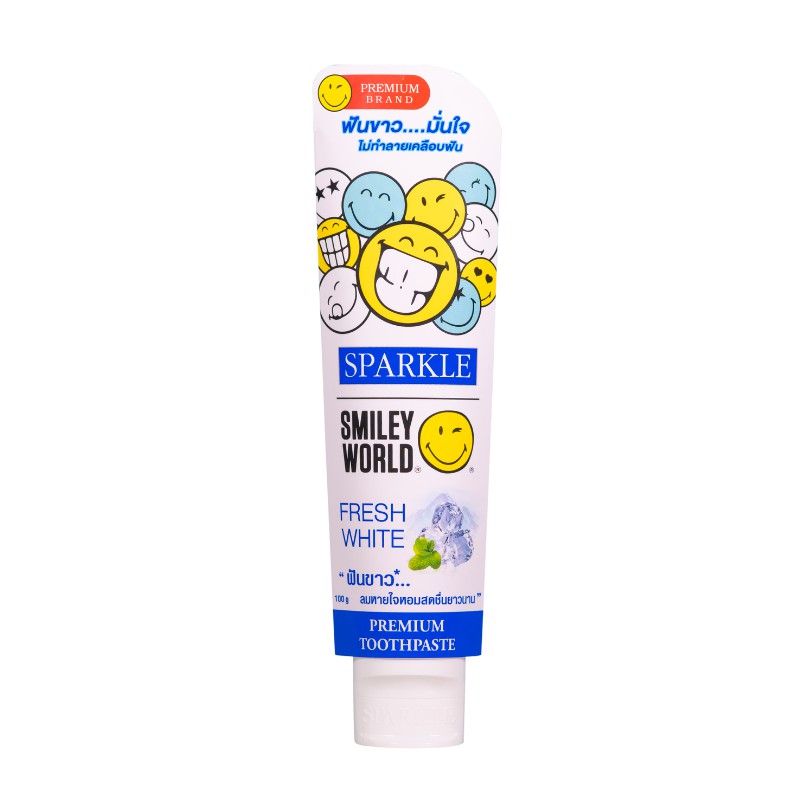 SPARKLE ยาสีฟัน สปาร์คเคิล ดับเบิ้ล ไวท์ เลมอนโซดา สูตร DOUBLE WHITE ...