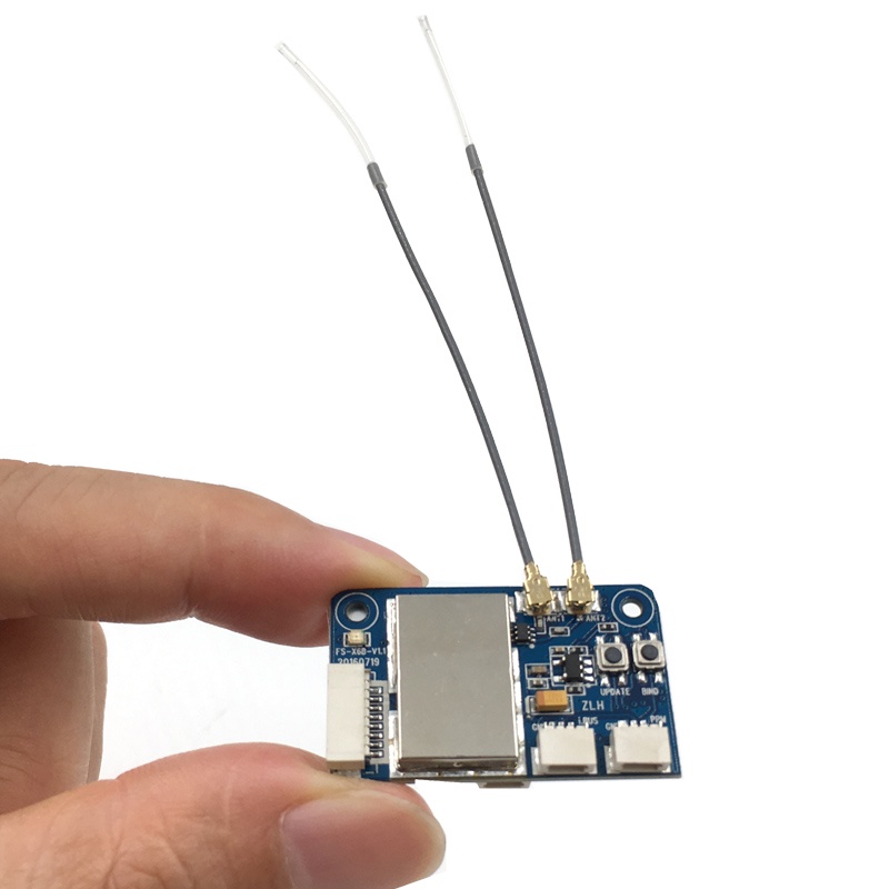 [รีซีฟ] Flysky FS-X6B 2.4G PPM i - BUS PWM 6CH สำหรับ Rc Quadcopter FS ...