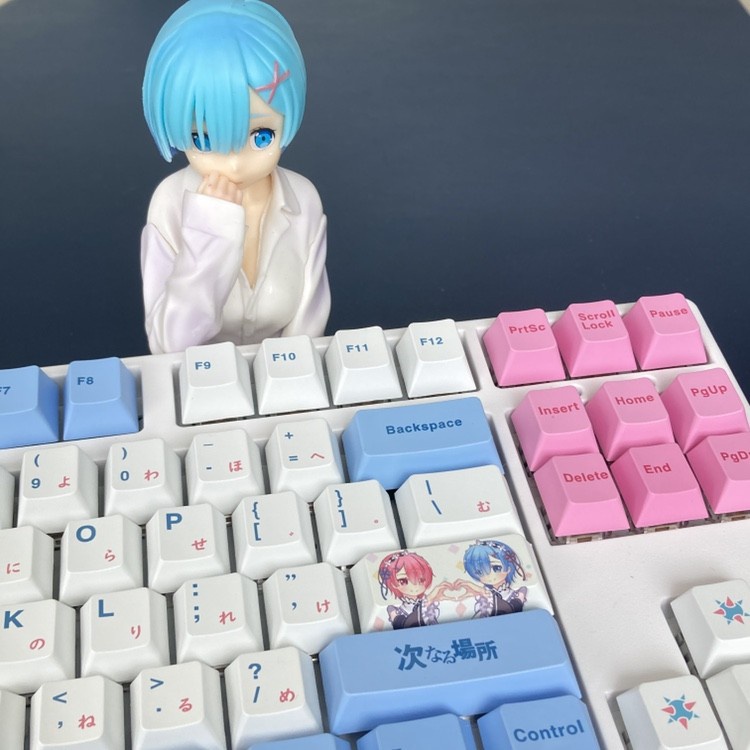 Rem&Ram Re:Zero Keycaps Cherry Profile เรมกับแรม คีย์แคป | Shopee Thailand