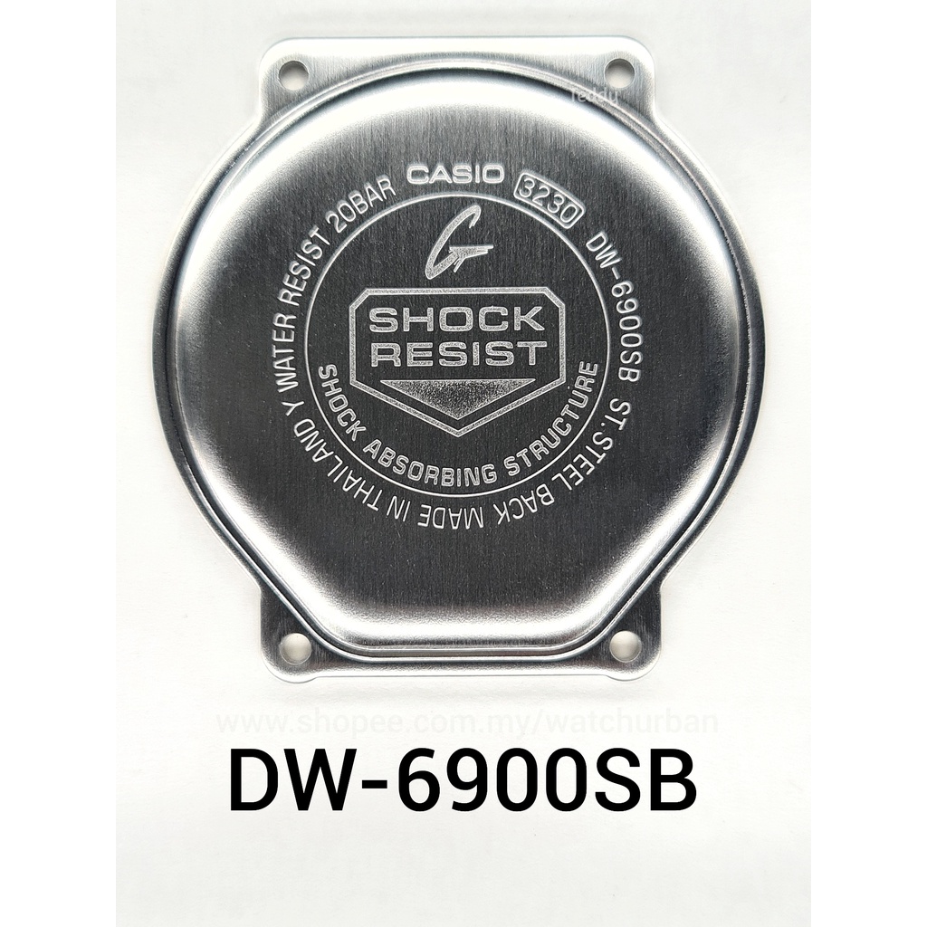 Casio G-SHOCK COVER BACK ASSEMBLY DW6900 DW6600 BACKCASE DW-6900 ...