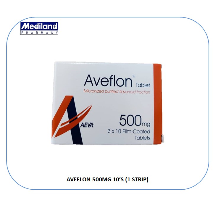 เม็ด AVEFLON 3X10S (DAFLON/HEMRROID/PILES/BUASIR) | Shopee Thailand