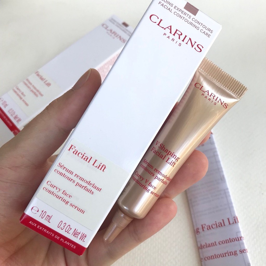 Clarins Facial Lift Curvy V Face Contouring Serum ขนาดทดลอง 10ml (Nobox ...
