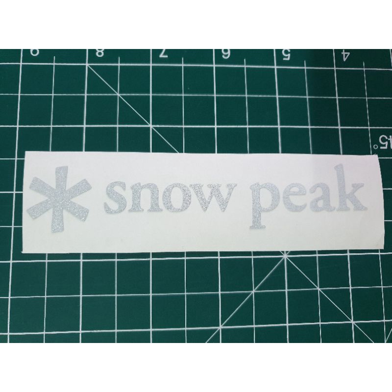 สติ๊กเกอร์ Snow Peak หิมะอยู่ด้านหน้า 3M สะท้อนแสง ทนแดด ทนฝน ไม่ซีด ...