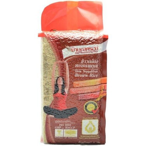 Mahboonkrong Fragrant Brown Rice 2kg ข้าวกล้องหอมมาบุญครอง 2 กก ...