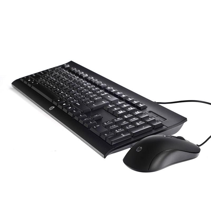 2in1 - HP KM100 - COMBO SET KEYBOARD AND MOUSE | Shopee Thailand