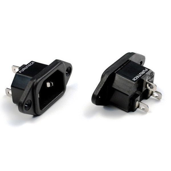 Furutech AC-Inlet(Rhodium) Rhodium-Plated High Performance IEC Inlet ...