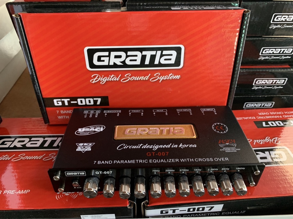 รับส่วนลด100บ.ใส่โค้ด 88M1DY ส่งด่วนรุ่นใหม่ล่าสุดกราเทีย GRATIA รุ่น GT-007 ปรี 7 BAND กลางใส ...