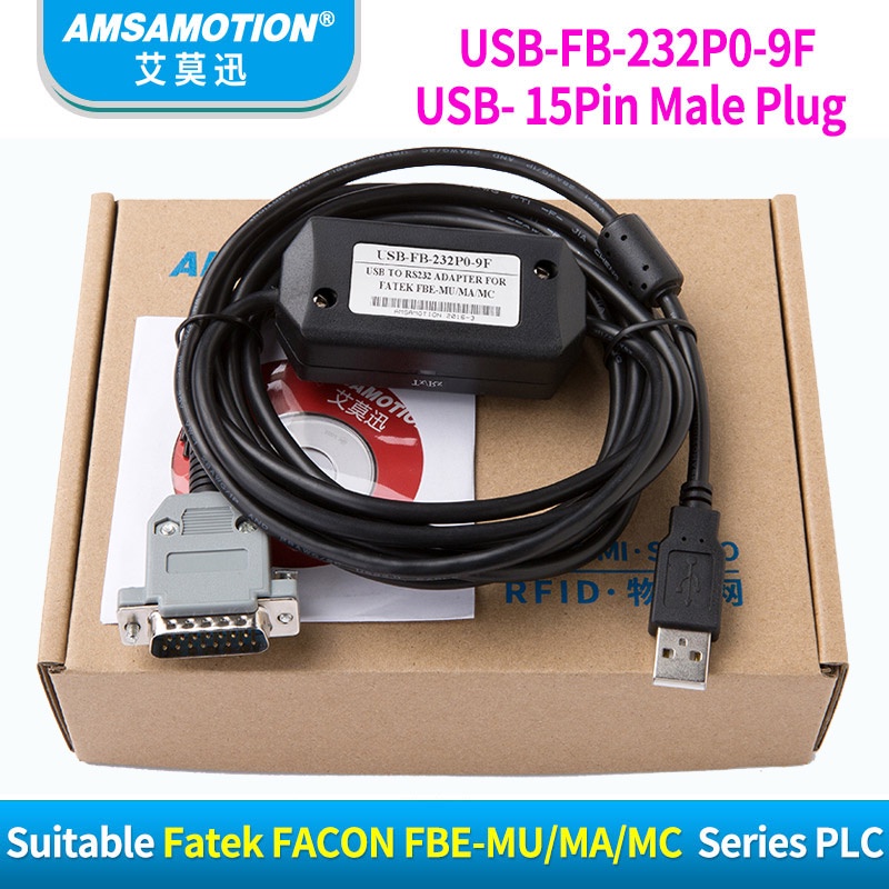 Yth YY สายเคเบิลโปรแกรม USB-FB-232P0-9F Fatek FBE FB-232P0-9F-150 สําหรับ Fatek FBE-MU MA MC ...