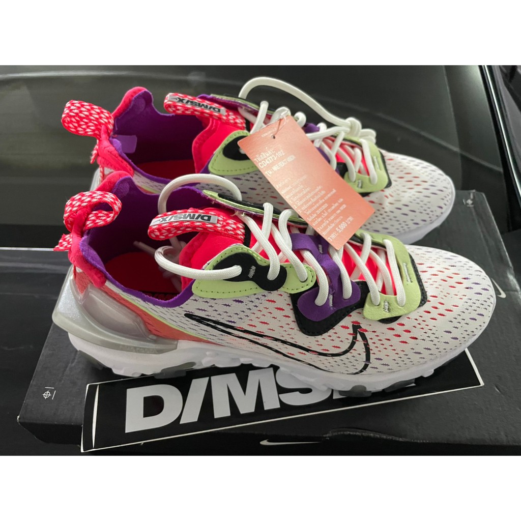 Nike Dimsix nike react vision uk5.5 38 สีขาว CD4373-102 มือ1 | Shopee ...