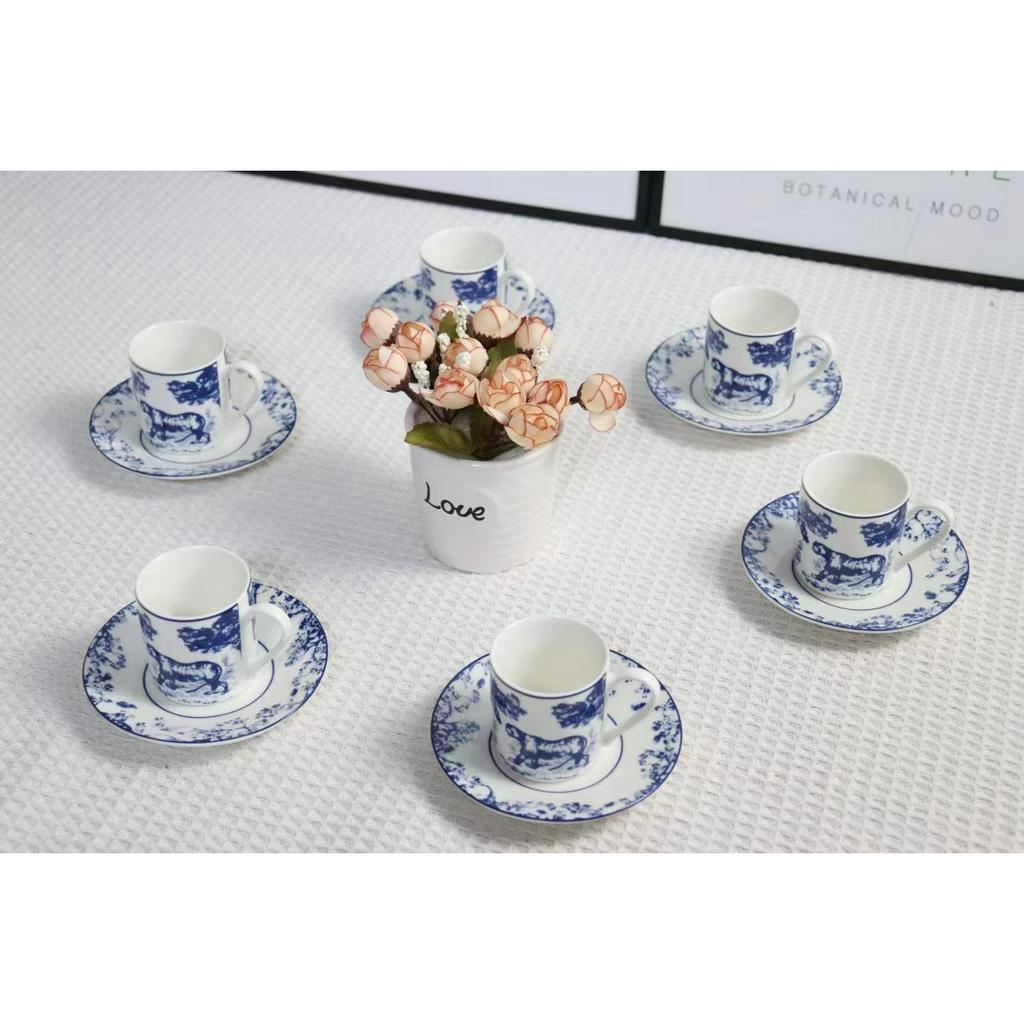 Dior‘s Bone China Coffee Cup European Style Set Upscale afternoon tea ...