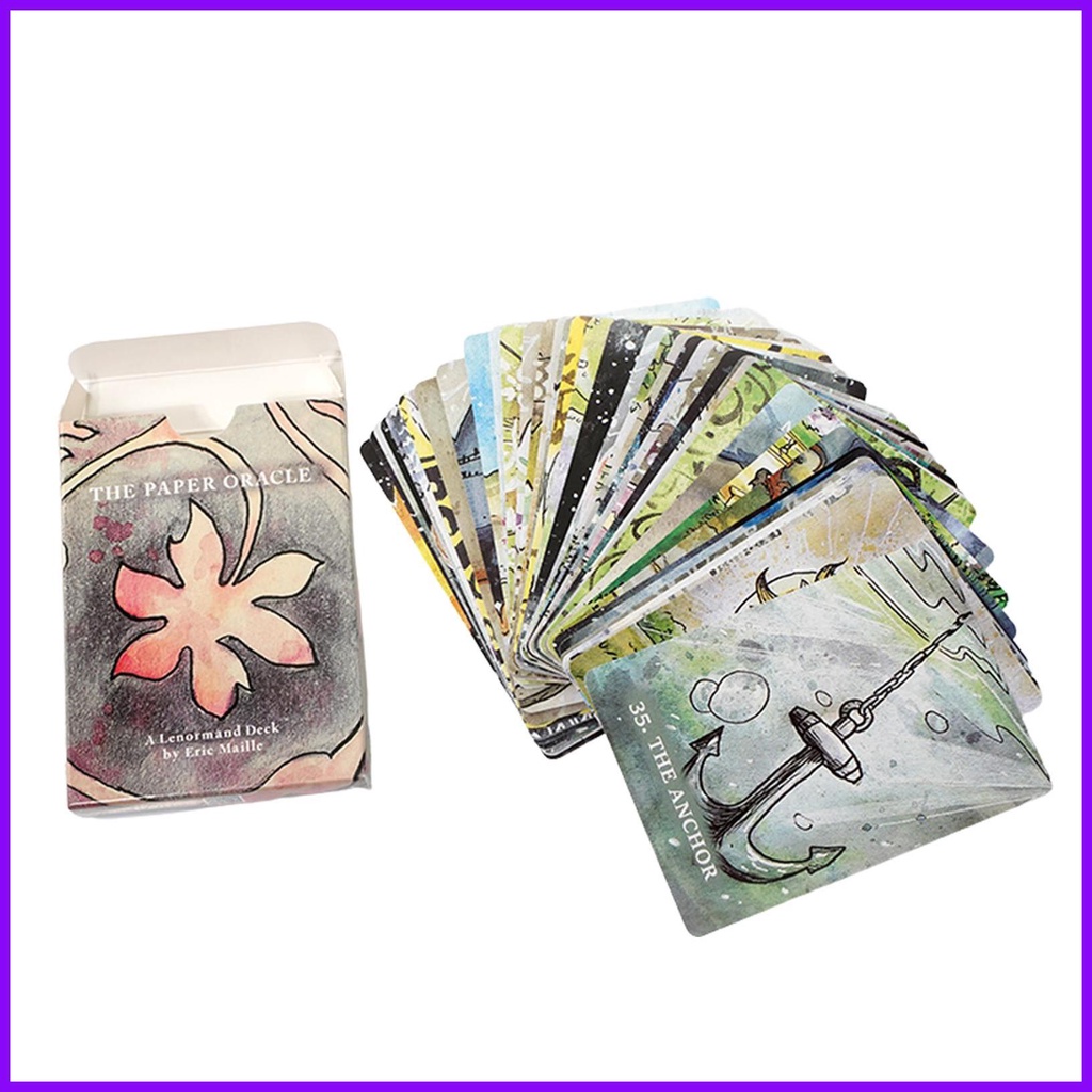 ใหม่ ไพ่ทาโรต์ Oracles Deck The Paper Oracle Lenormand Deck Oracle ไพ่ ...