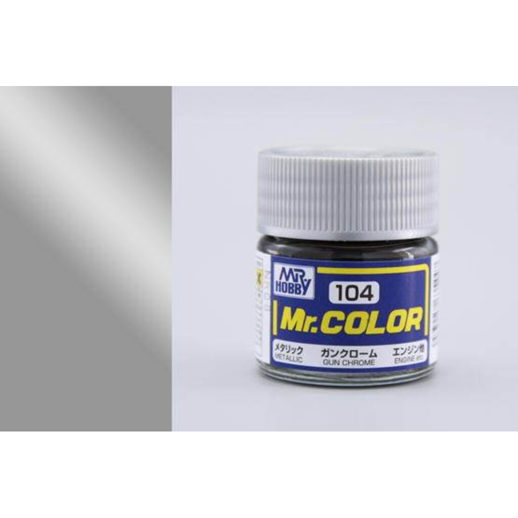 สีสูตรทินเนอร์ Mr.Color C104 gun chrom | Shopee Thailand