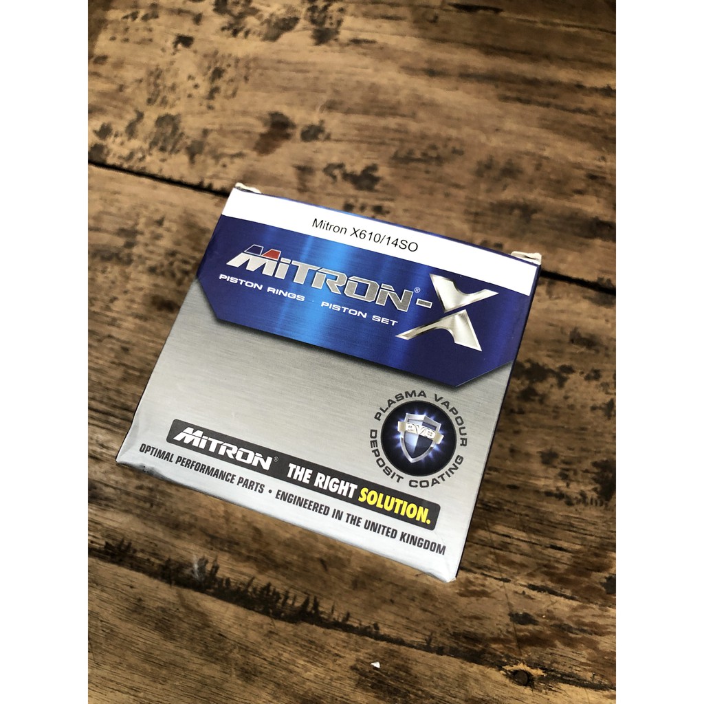 ลูกสูบMitron-X ( ครบชุด ) ( สลัก14มิล ) ของแท้ ขนาด57-66มิล ( ลูกสูบไมต ...