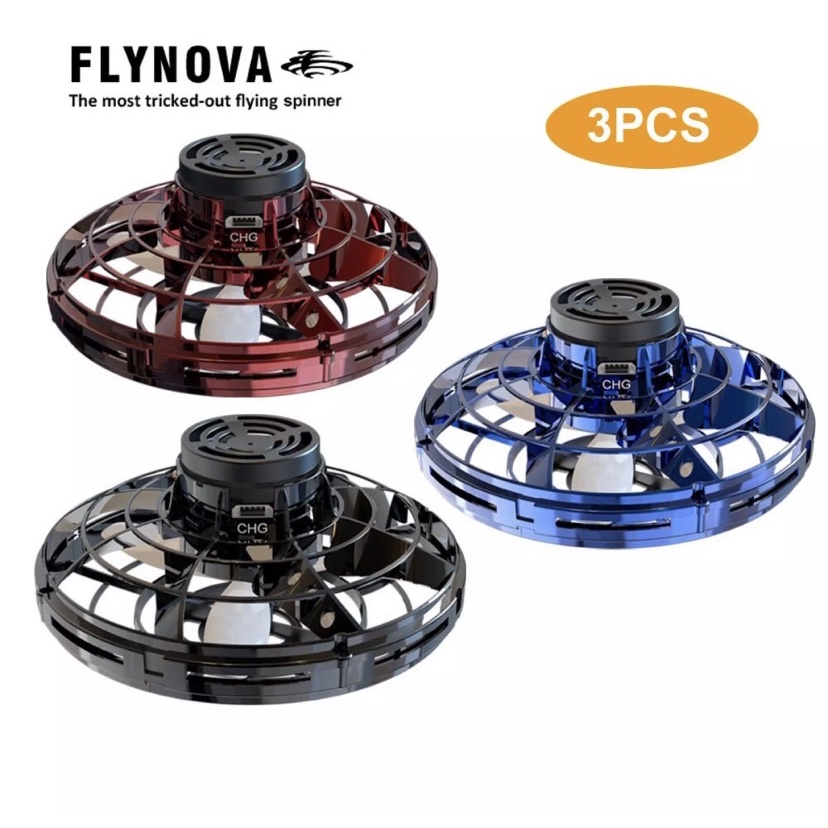 U&ME Flynova Flying Fidget Spinner ของเล่นคลายเครียดหมุนได้ลูกบอลบินได้ ...
