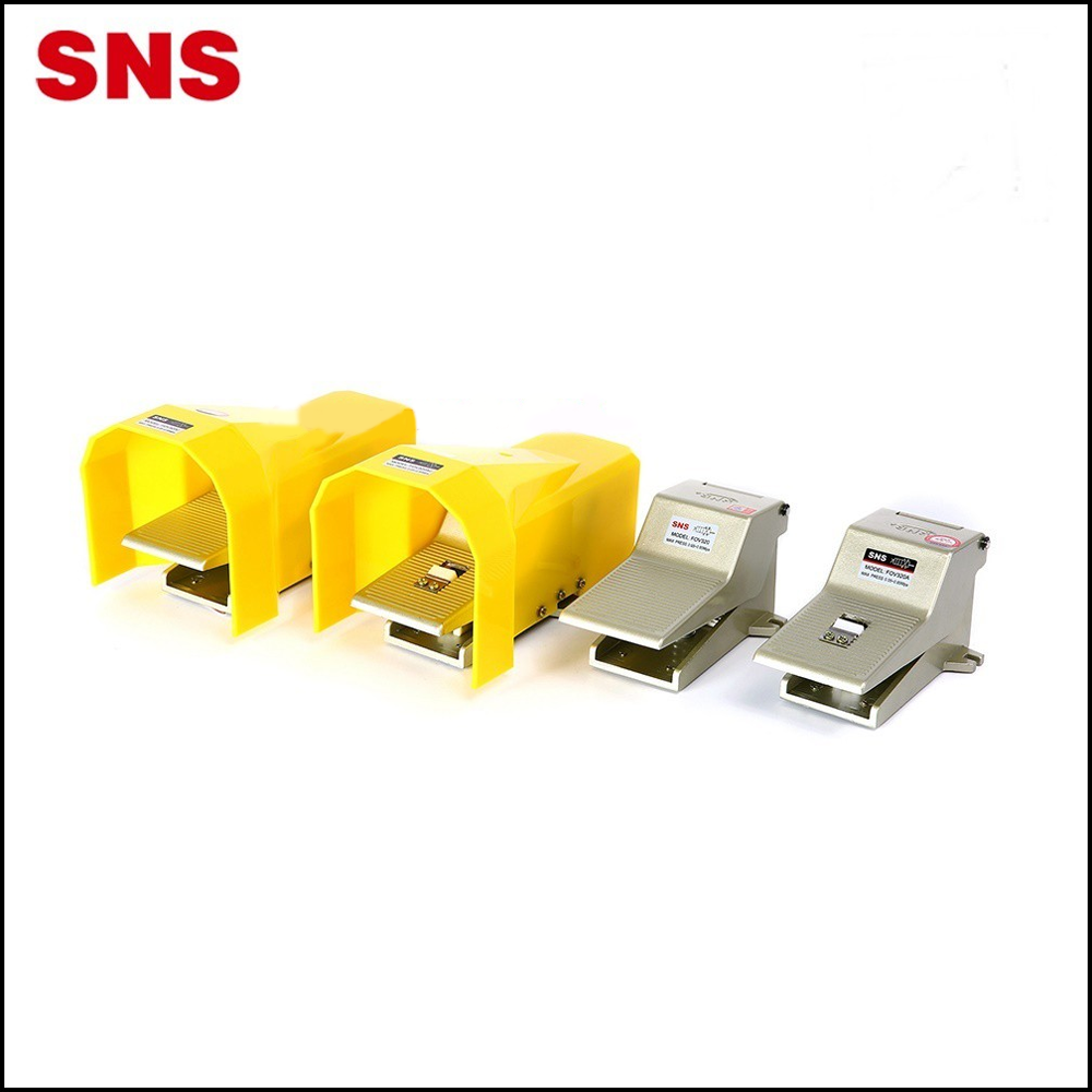 FOV ฟุ๊ตวาล์วขาเหยียบลมนิวเมติกส์ FOOT VALVE 5/2 PORT - A=Self Locking ...