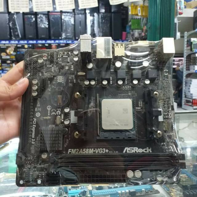 Mobo AMD asrock a58 fm2+ | Shopee Thailand