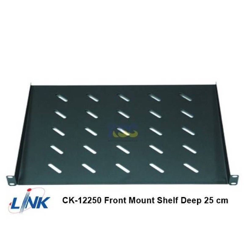 LINK CK-12250 Front Mount Shelf for Wall Rack Deep 25 cm (สินค้าพร้อม ...