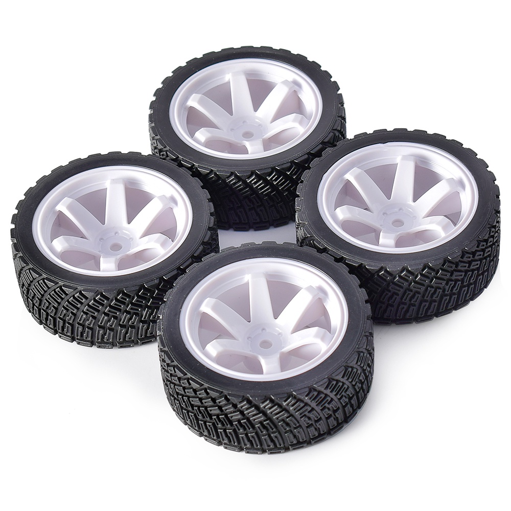 Austar 1/10 Rally RC Rolly Wltoys 1/14 144001 Car Tires Hex 67mm Rubber ...