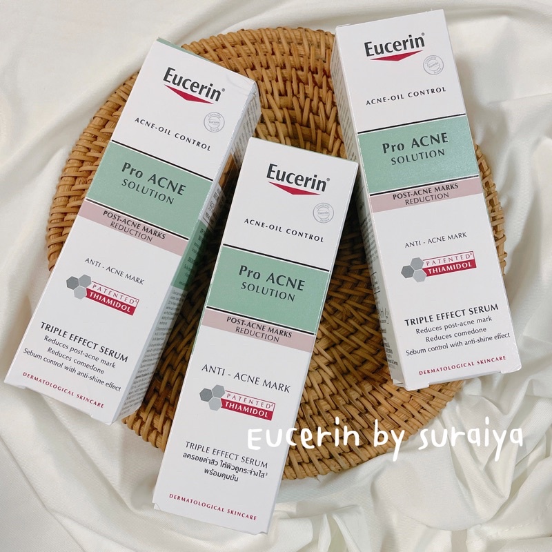 กดผ่านคลิปลด100exp10/03/26 eucerin pro acne solution anti acne mark triple effect serum | Shopee ...