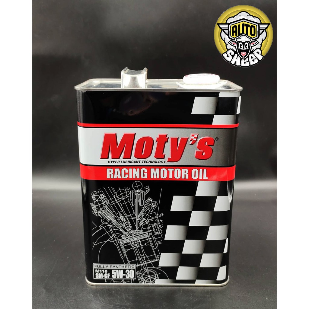 น้ำมันเครื่อง MOTY'S M110 5W30 Fully Synthetic ขนาด 4 ลิตร (น้ำมันเครื่องรถยนต์สังเคราะห์100% ...