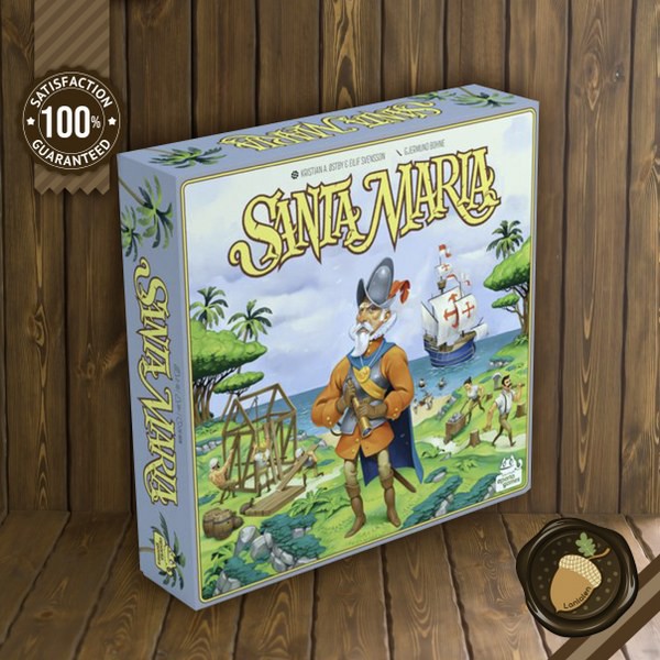 Santa Maria เกมสร้างเมือง คู่มือภาษาอังกฤษ (Boardgame บอร์ดเกม การ์ดเกม ...