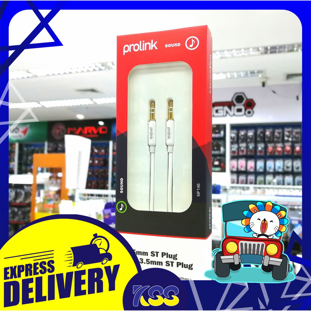 Prolink MP146 AUX Cable 3.5mm ST Plug To 3.5mm ST Plug สายสัญญาณเสียง ...