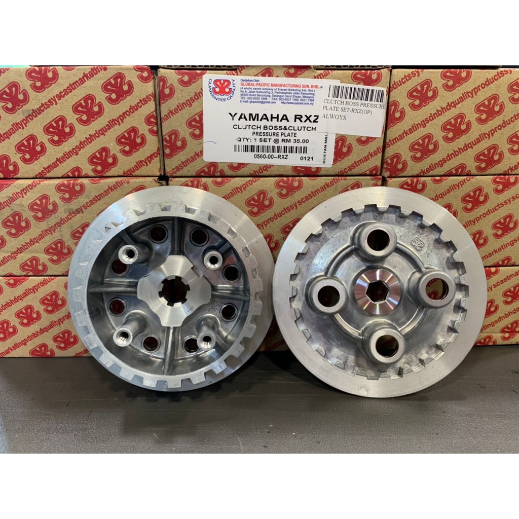 SYSCAST QUALITI TERJAMIN RXZ/TZM CLUTCH BOSS/PLEATE SET Racing TZMFY ...