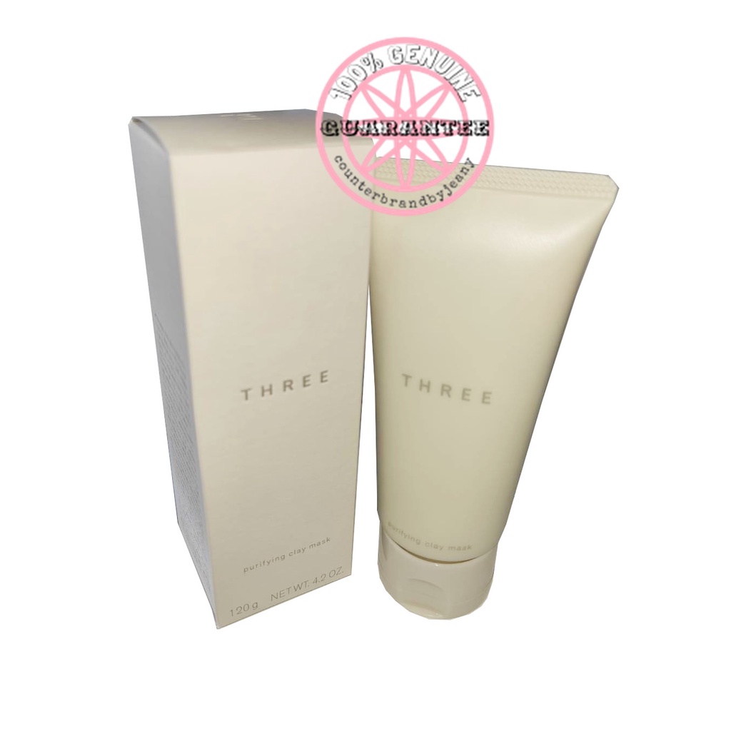 THREE Purifying Clay Mask 120g แท้ป้ายไทย | Shopee Thailand