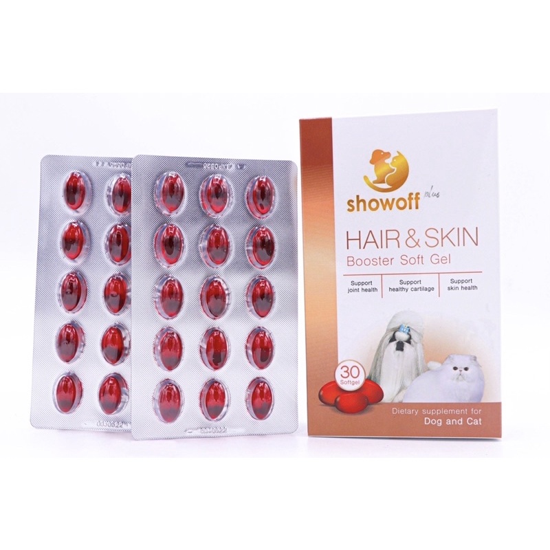 showoff plus hair&skin boosterบำรุงขนและผิวหนัง | Shopee Thailand