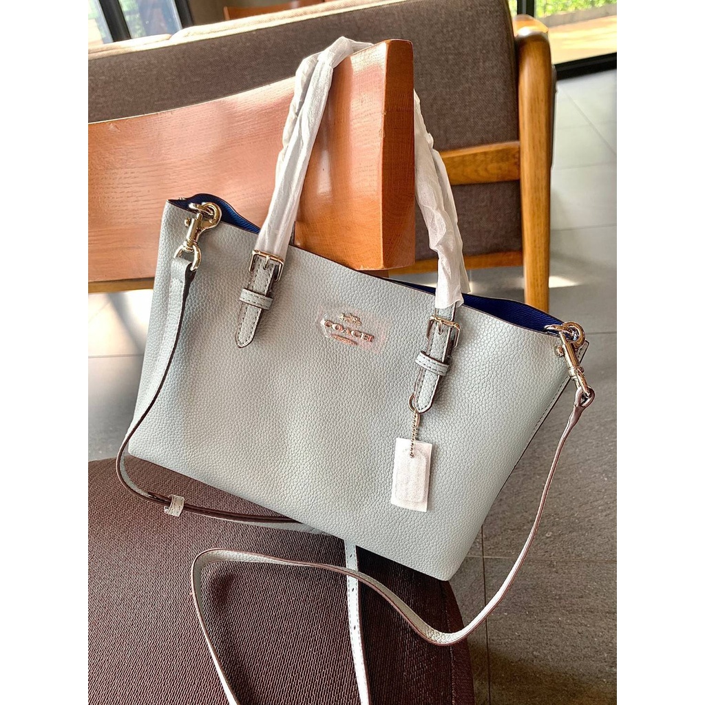 🇺🇸💯 COACH C4250 MOLLIE TOTE 25 IN SIGNATURE CANVAS | Shopee Thailand