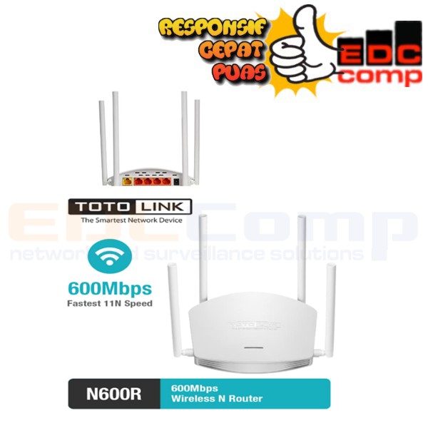 TOTO Link N600R 600Mbps Wireless N Router N600R TOTO Link | Shopee Thailand
