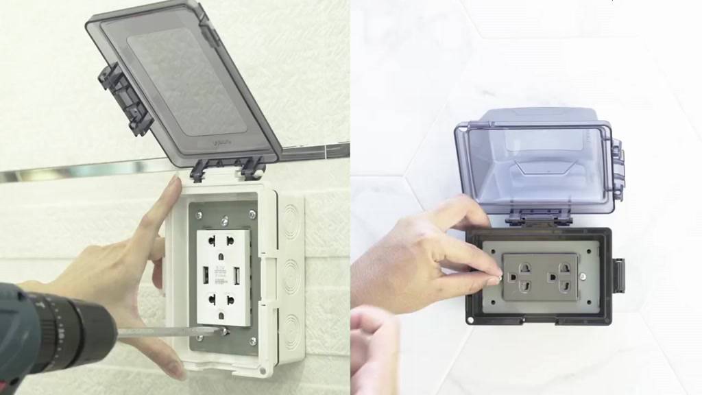 NANO หน้ากากกันน้ำ IP54 ฝาครอบกันน้ำ ฝากันน้ำ กันน้ำ ฝาครอบแผงหน้ากาก ...