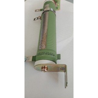 10R 100W(10โอห์ม)100วัตต์(แพ็ค1ตัว)รีซิสเตอร์แบบไววาวส์เลื่อนล็อคปรับค่าได้ Rเขียว 10โอห์ม 10E ...